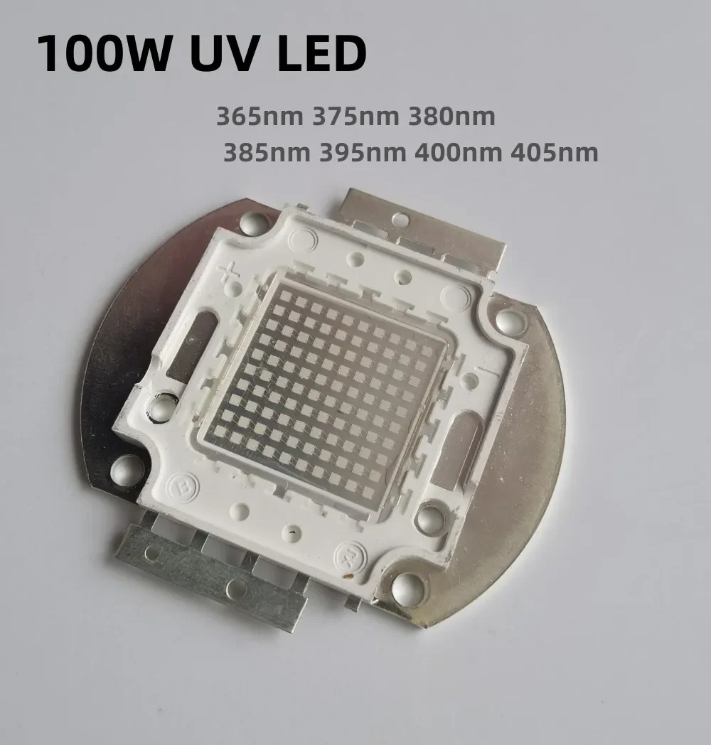 100W-High-Power-Light-UV-Purple-LED-365nm-375nm-380nm-385nm-395nm-400nm ...