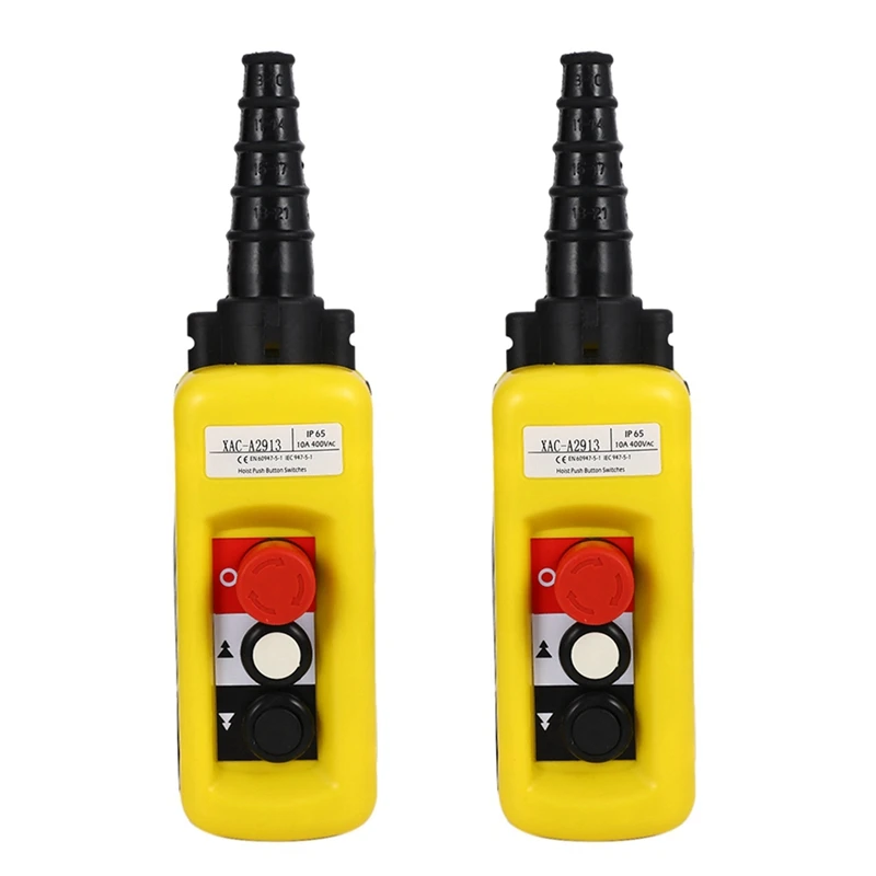 2X-Lift-Control-Pendant-XAC-A2913-Waterproof-Handheld-Pushbutton-Switch ...