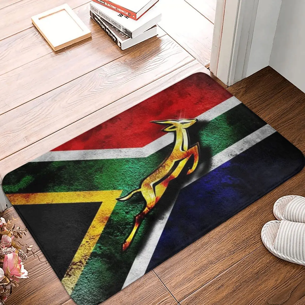 African-Bath-Non-Slip-Carpet-Vintage-South-Flag-SA-Flag-Springbok ...