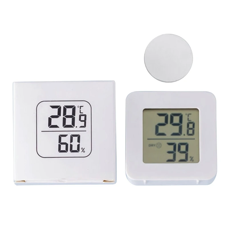 Desk Wall Mount Thermometer Hygrometer Electronic LCD Digital Humidity ...