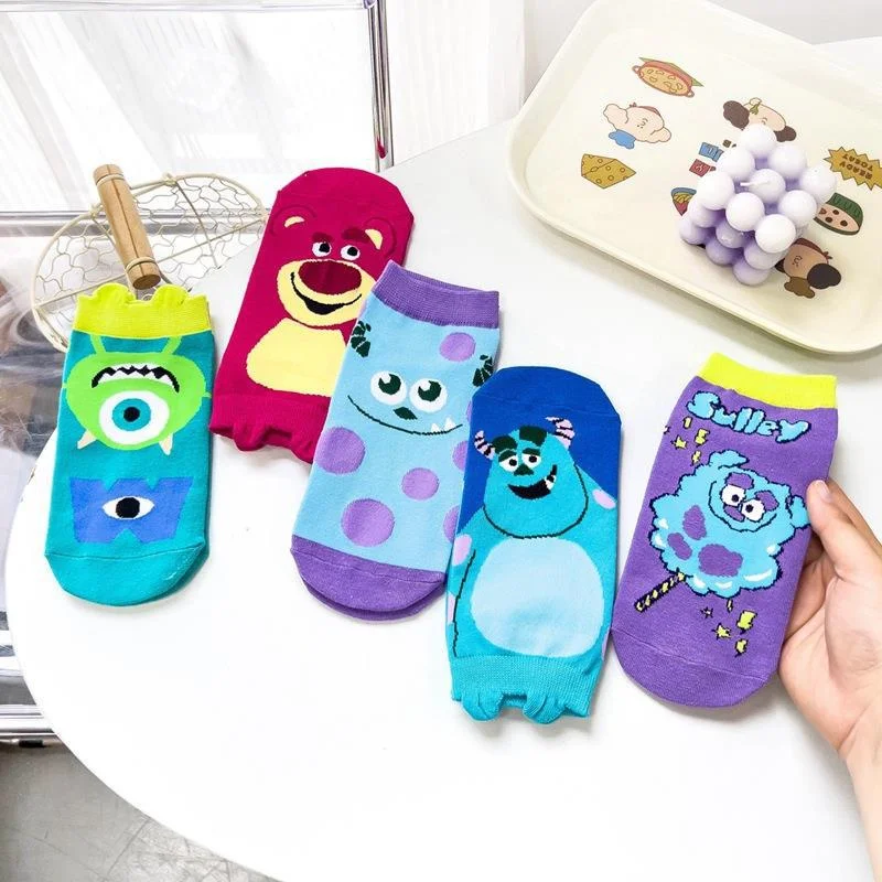 New-Anime-Monsters-University-Short-Socks-Kawaii-Sulley-Mike-Lotso ...