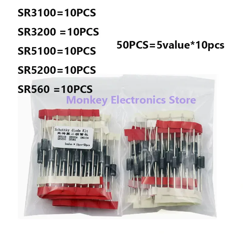 50PCS-Schottky-Diode-Pack-SR3100-SR3200-SR560-SR5100-SR5200-Each-10pcs.jpg