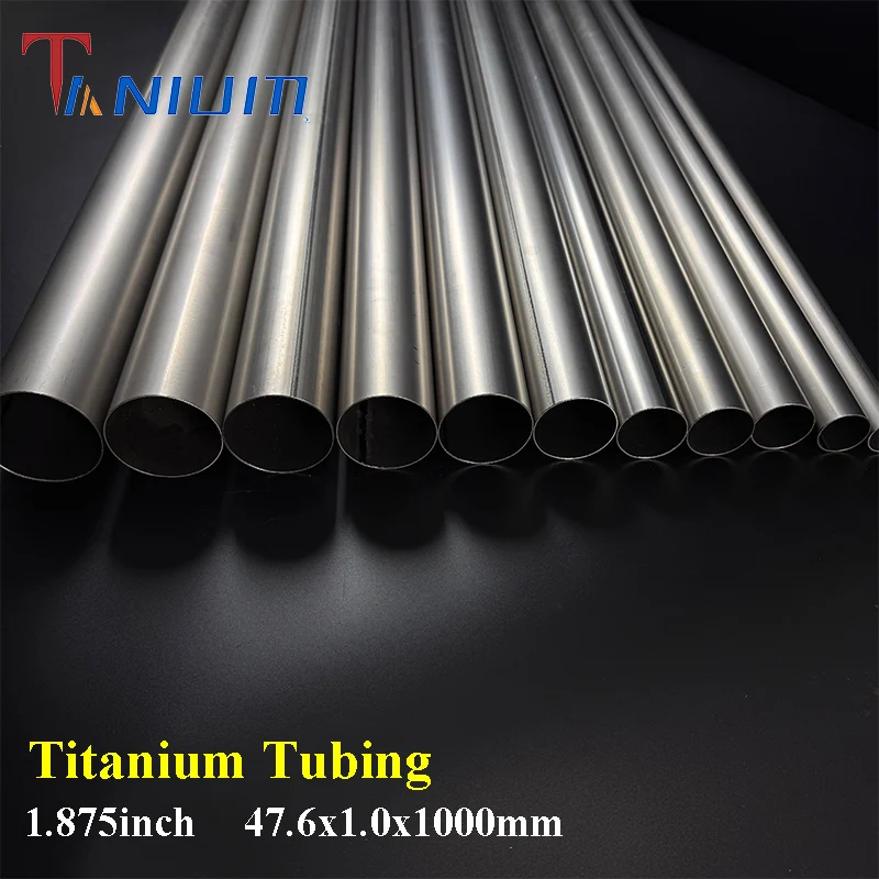 1-875INCH-1-0mm-Thickness-Titanium-Straight-Tubes-Exhaust-Round-Pipe ...