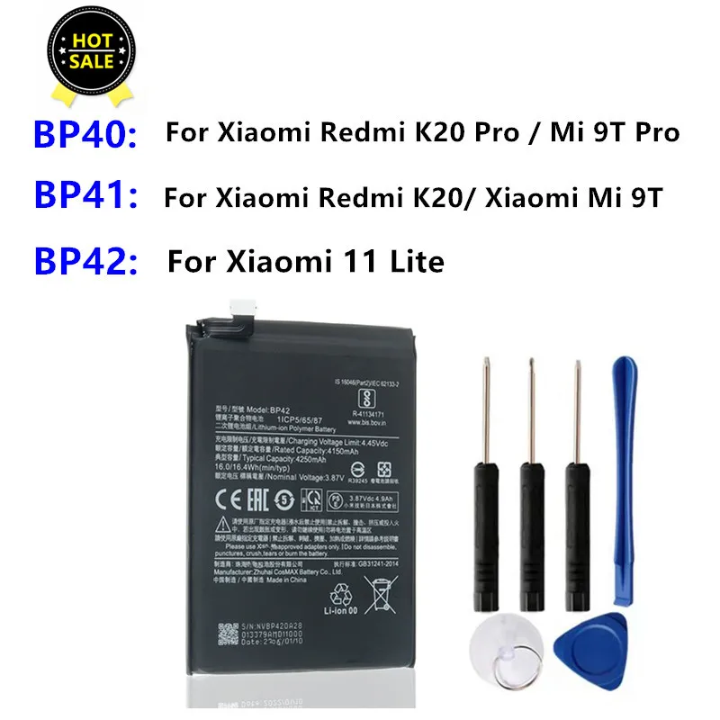 Original-Replacement-Battery-BP41-BP40-BP42-For-Xiaomi-Redmi-K20-Pro-Mi ...