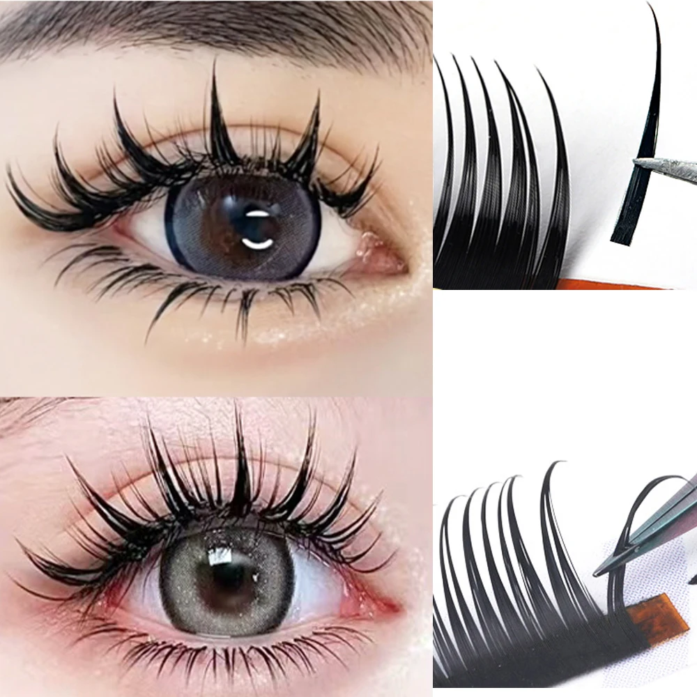 NEW-C-D-Volume-Wet-Eyelash-Extension-8-19mm-Mixed-Length-Premium-Soft ...