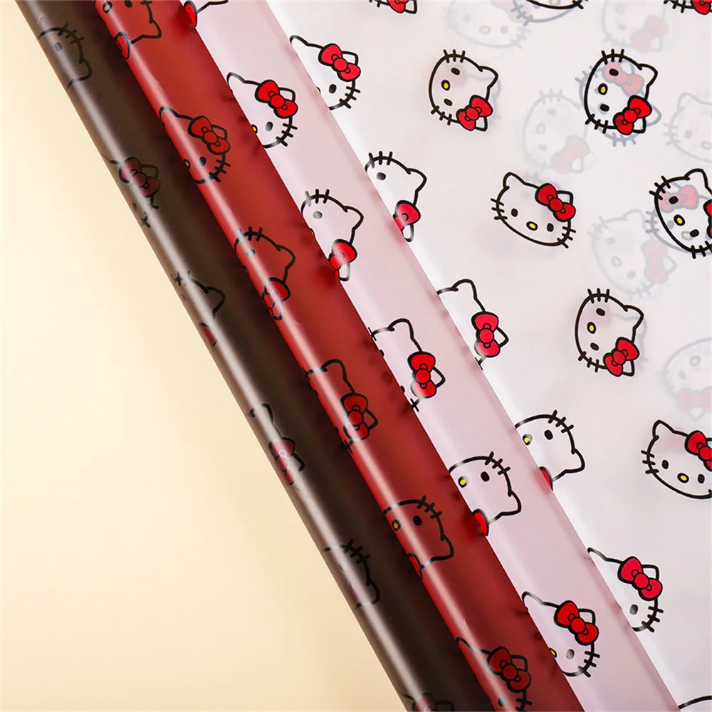 5sheets-Flower-Wrapping-Paper-Korean-Style-Cat-Pattern-Gift-Rose ...