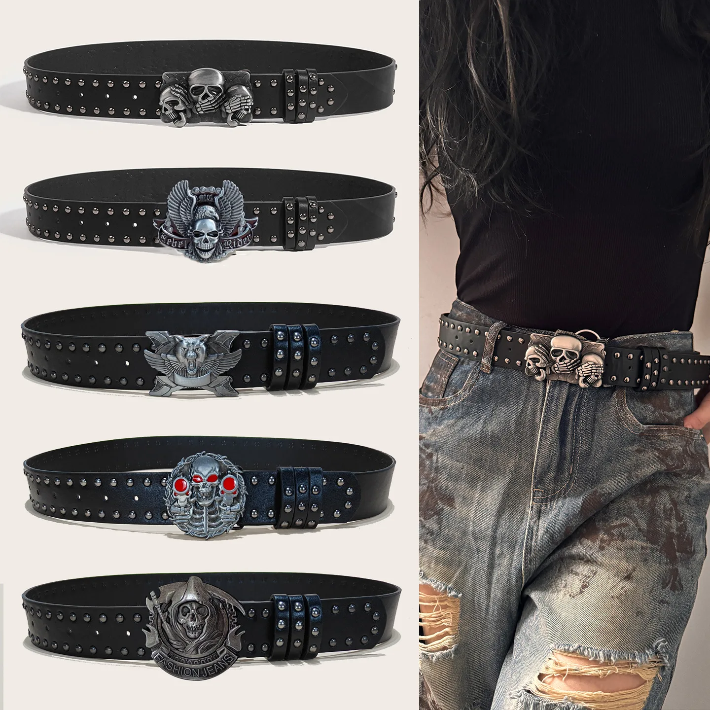 2026 Fashion European and American New Trend Belt Men's Personality ...