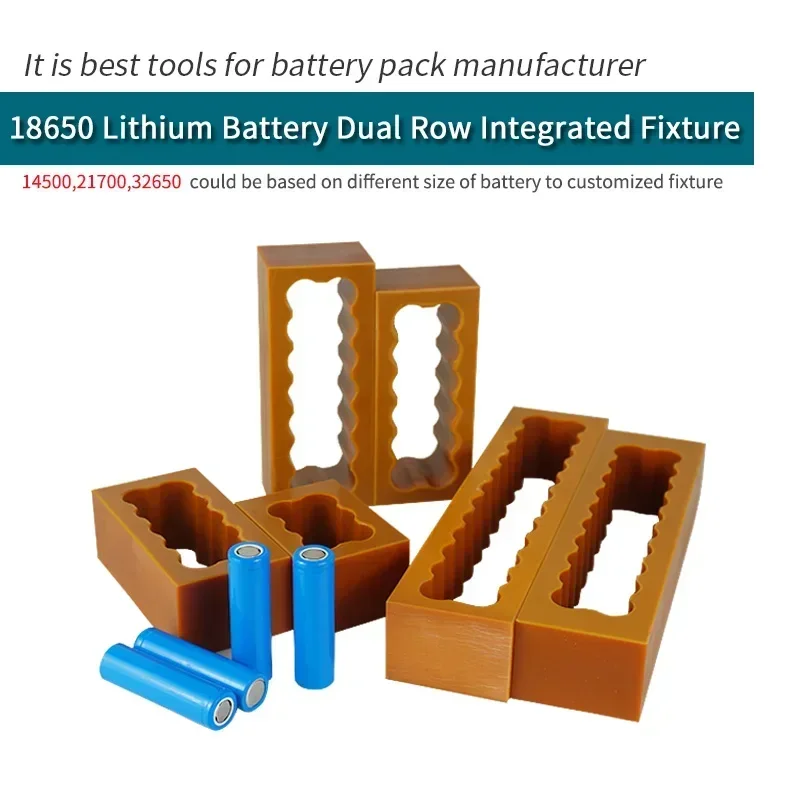 18650-Battery-Double-Row-Fixture-Fixed-Spot-Welding-Lithium-Battery ...