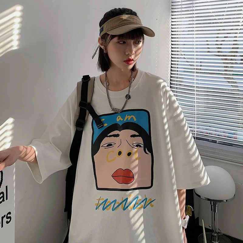 MINGLIUSILI-Prints-of-Funny-Characters-Short-Sleeve-T-shirt-for-Women-Loose-All-match-Hong-Kong.jpg