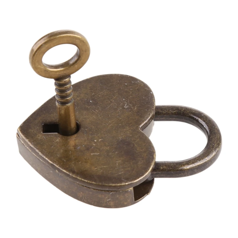 Retro for Wish Lock Heart Everlasting Love Padlock for Lovers Wedding ...