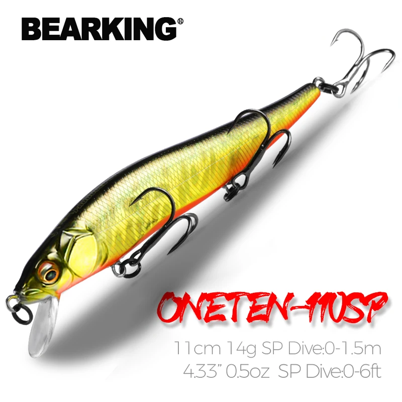 Bearking Fishing Lure Minnow Professional Quality | Fishing Lures Bearking Wobbler - Fishing ...