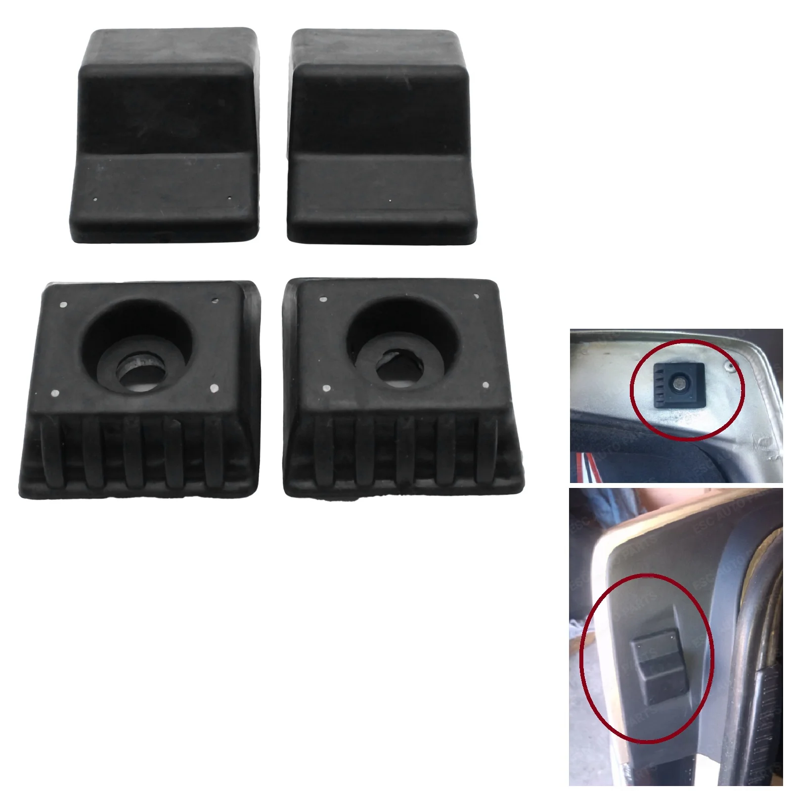 For-Mercedes-Benz-W124-A124-C124-Boot-Trunk-Mounting-Lid-Slam-Bump-Stop ...