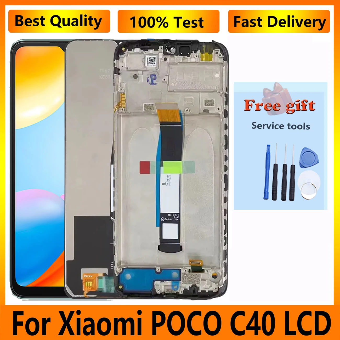 Pantalla-LCD-Screen-For-Mobile-Phone-Xiaomi-Poco-C40-Display-Touch ...