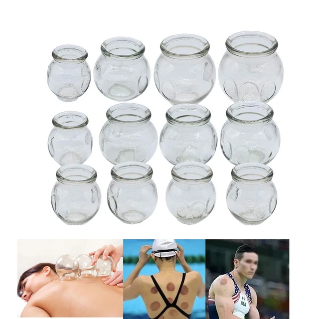 Glass Fire Cupping Jars Thick Glass Cupping Set Sizes, 46% OFF