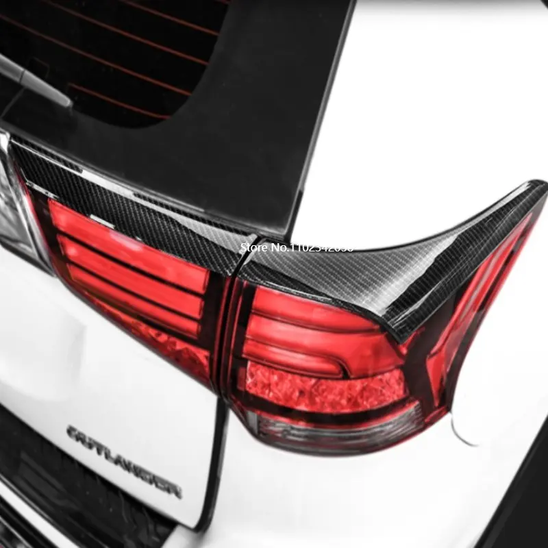 For Mitsubishi Outlander 2016 -2021 ABS carbonfiber Taillight Streamer ...