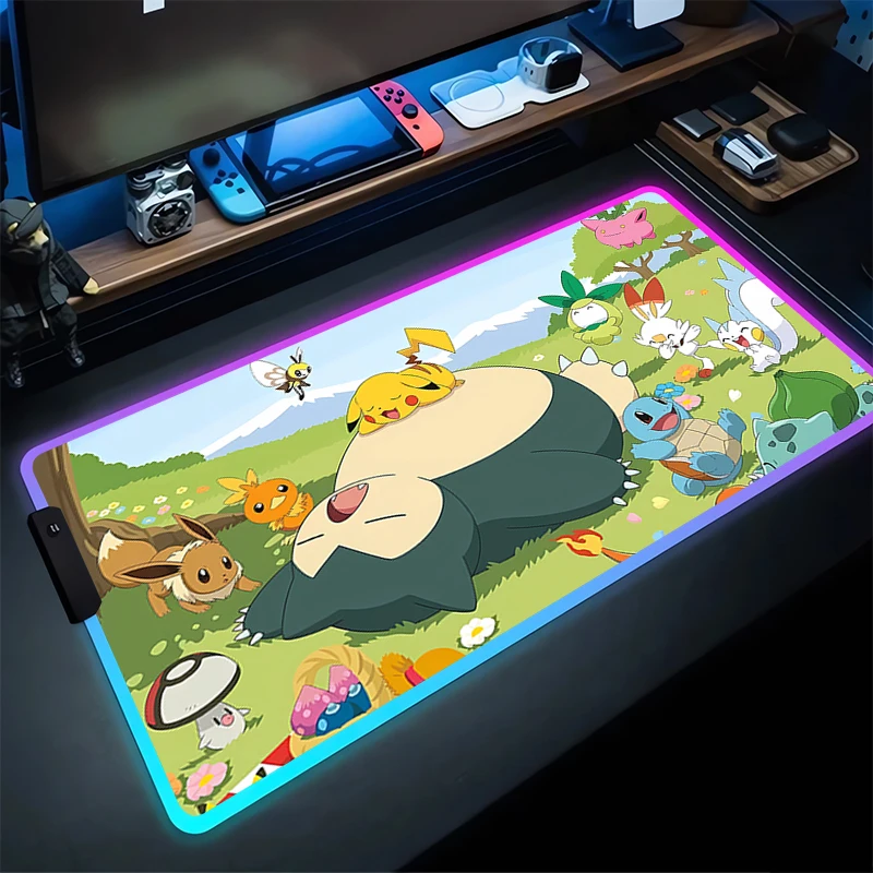 RGB-Large-Gaming-Mouse-Pad-S-Snorlax-Laptop-Mat-Gaming-Mousepad-Backlit ...