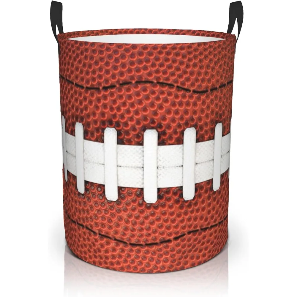 American Football Laundry Basket Foldable Waterproof Oxford Cloth ...