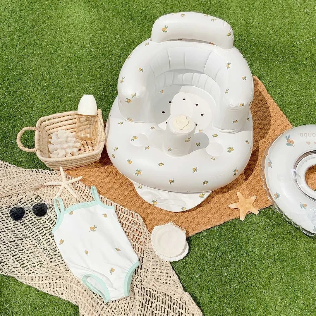 Muma Inflatable Baby Learning Chair Baby Small Sofa Seat Sitting ...