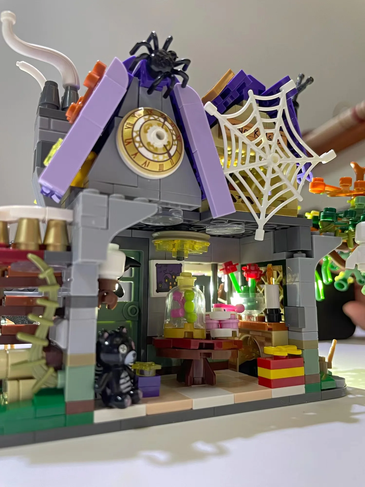 LOZ Halloween Building Block MOC Hut House Pumpkin uCarriage Happy ...