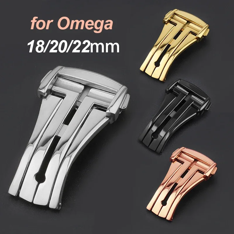 Hebillas-plegables-de-Metal-para-Omega-hebilla-de-acero-inoxidable ...