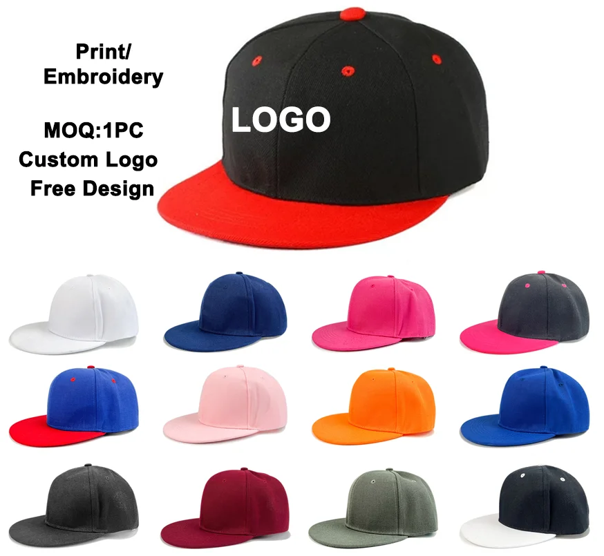 Customized-Print-Embroidery-LOGO-Snapback-Hat-Summer-Sun-Cap-Branded ...