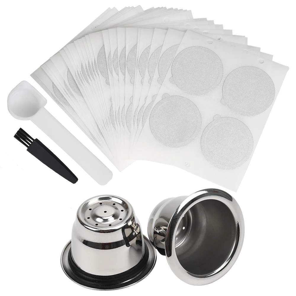 Reusable Nespresso Capsules Coffee Refillable Pods Stainless Steel Cup ...