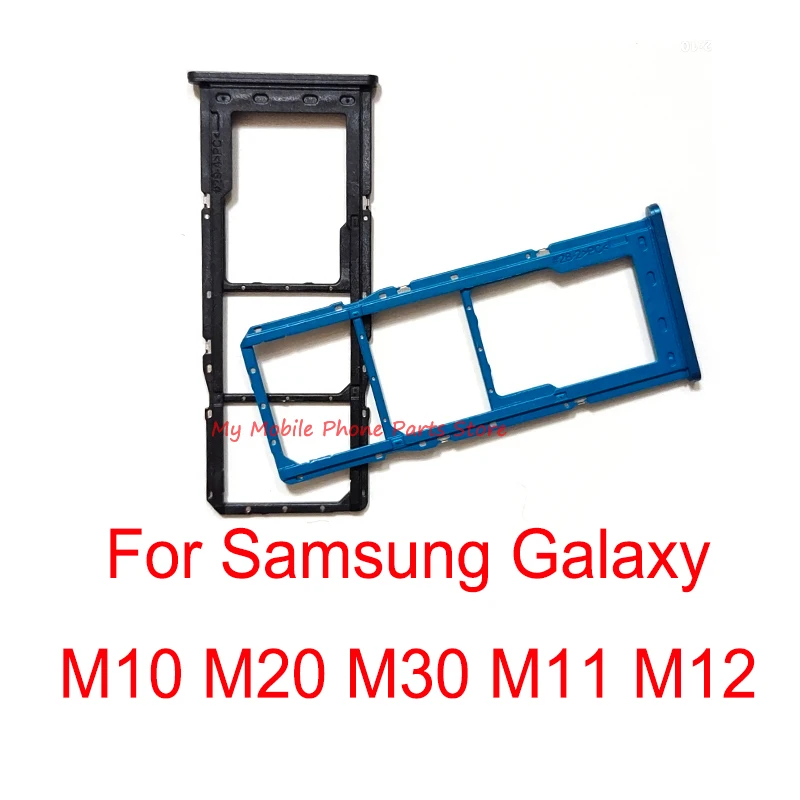 Dual-Sim-Card-Tray-For-Samsung-Galaxy-M10-M105F-M20-M205F-M30-M305F-M11 ...