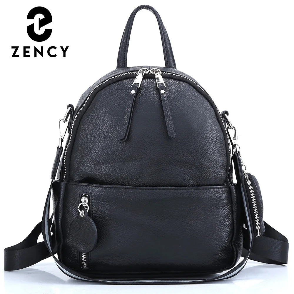 Zency-Soft-Cowhide-Leather-Backpack-Winter-Spring-New-Classic-Fashion ...