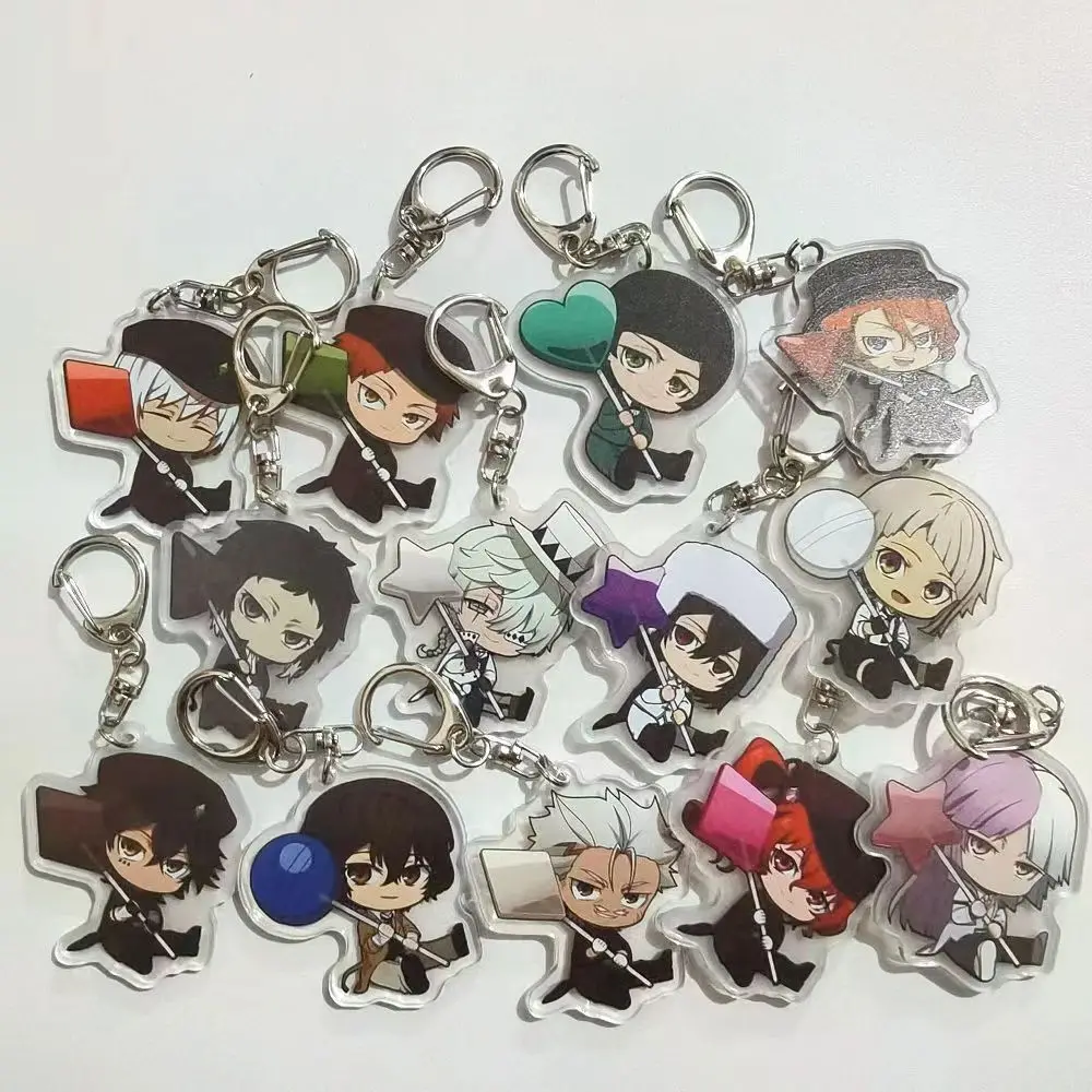 Anime-Bungou-Stray-Dogs-Arcylic-Keychain-Atsushi-Nakajima-Dazai-Flower ...