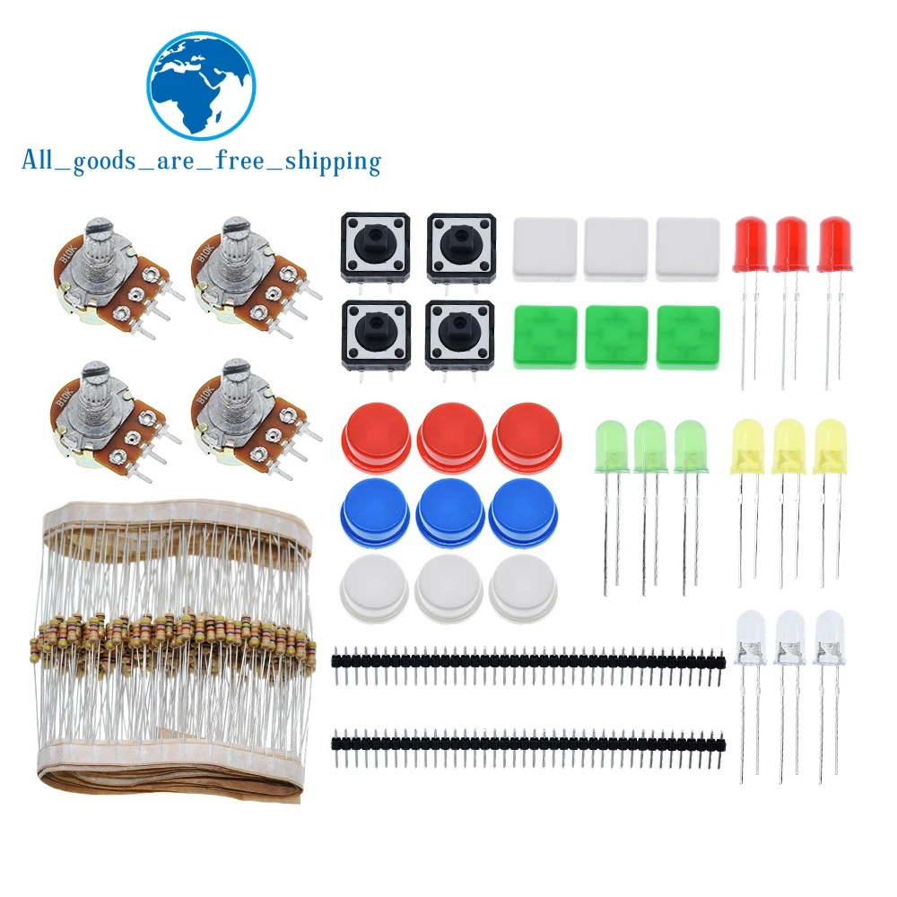 1 sets Handy Portable Resistor Kit for Arduino Starter Kit UNO R3 LED ...