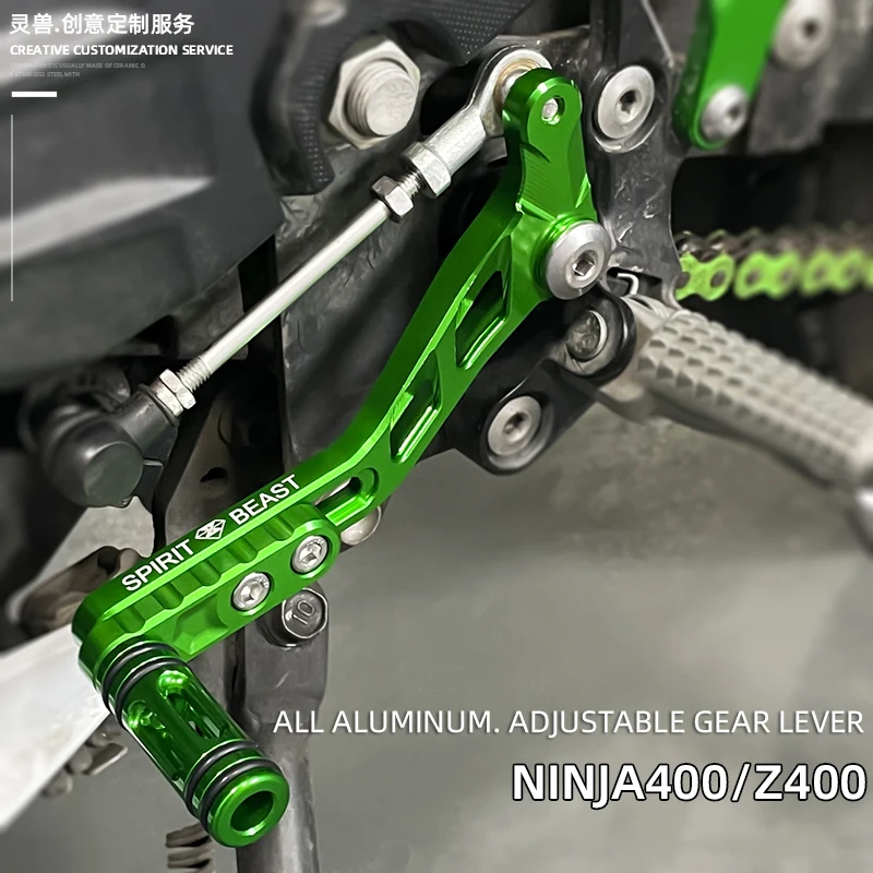 Palanca de cambio ajustable para motocicleta, accesorio de aleación de aluminio modificado para ...