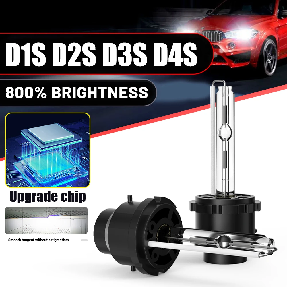 2pcs D1S D2S D3S D4S HID Xenon Headlight Bulb Bi-xenon 6000K White ...