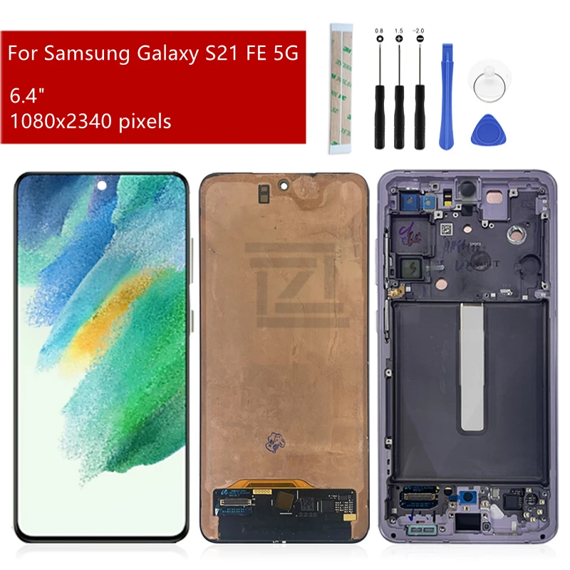 For-Samsung-Galaxy-S21-FE-5G-LCD-Display-Touch-Screen-Digitizer ...