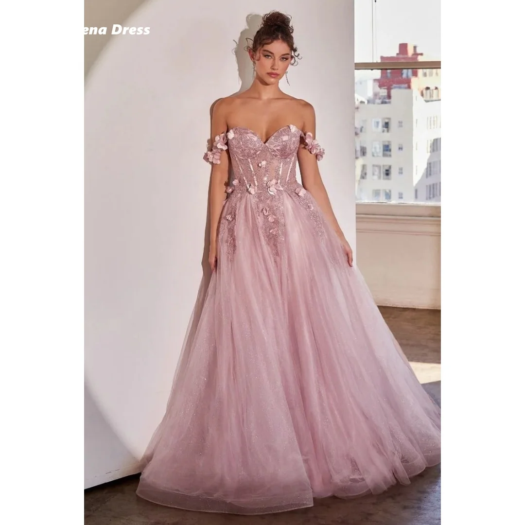 Lena Women's Elegant Dresses D/party Customization Flower Embroidery ...