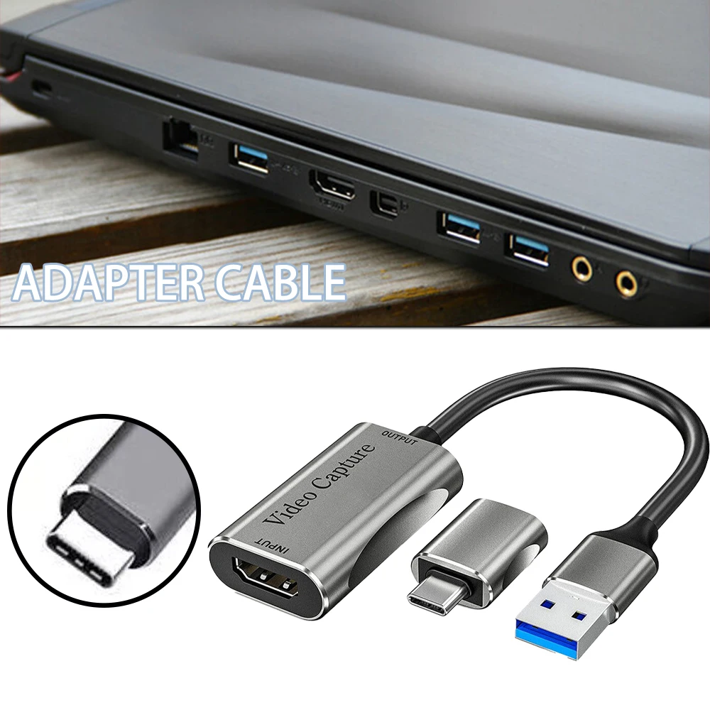 HDMI compatible HD Video Capture Card Video Game Grabber Record For PS4 ...