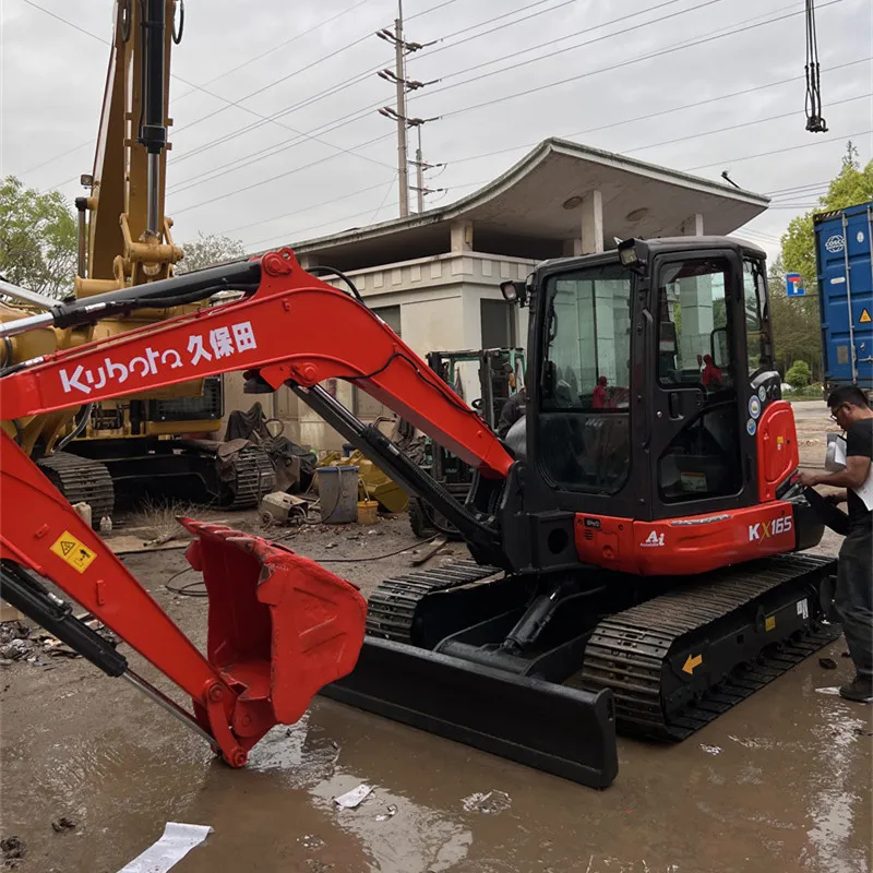 Used-Kubota-kx165-Excavator-Original-Official-Japan-Mini-compact-Digger ...