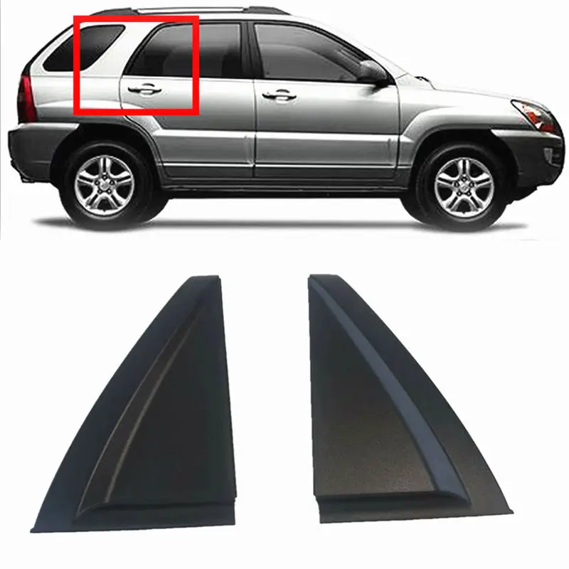 기아 뉴 스포티지 2006 2010 용 정품 OEM 838301F001 838401F001 뒷문 외부 델타 몰딩 LH RH 2 ...