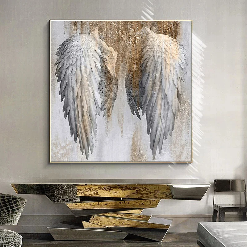 Textured painting Wall Art Wing Art Painting Wing Canvas Painting wing ...