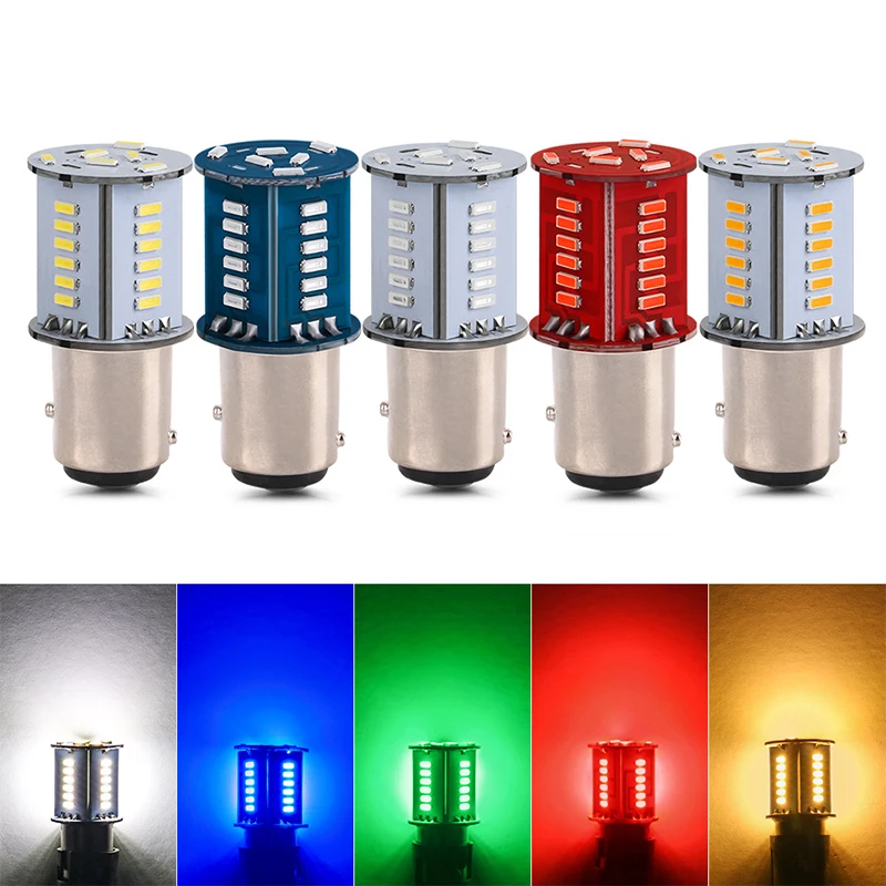 Motorcycle Automobile Led Brake Flash Bulb LED Interior Light Bulbs ...