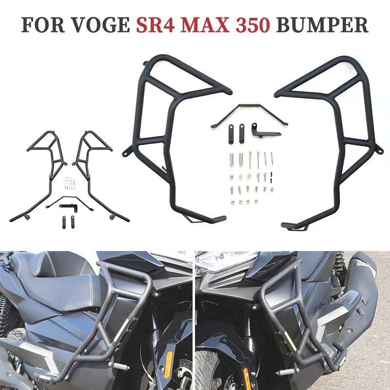 SR4MAX Motorcycle Engine Guard Crash Bar Frame Protector Bumper Falling ...