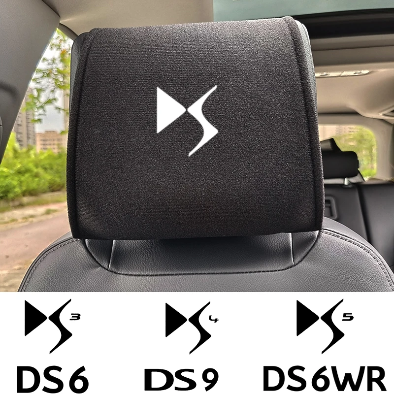 1pcs-New-Car-Styling-Car-Seat-Headrest-Pillow-Cover-For-Citroen-DS ...