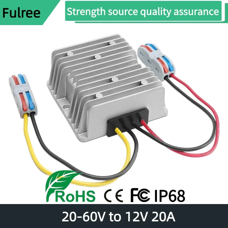 D-36V-48V-Step-down-to-12V-20A-240W-DC-Converter-Power-Module ...