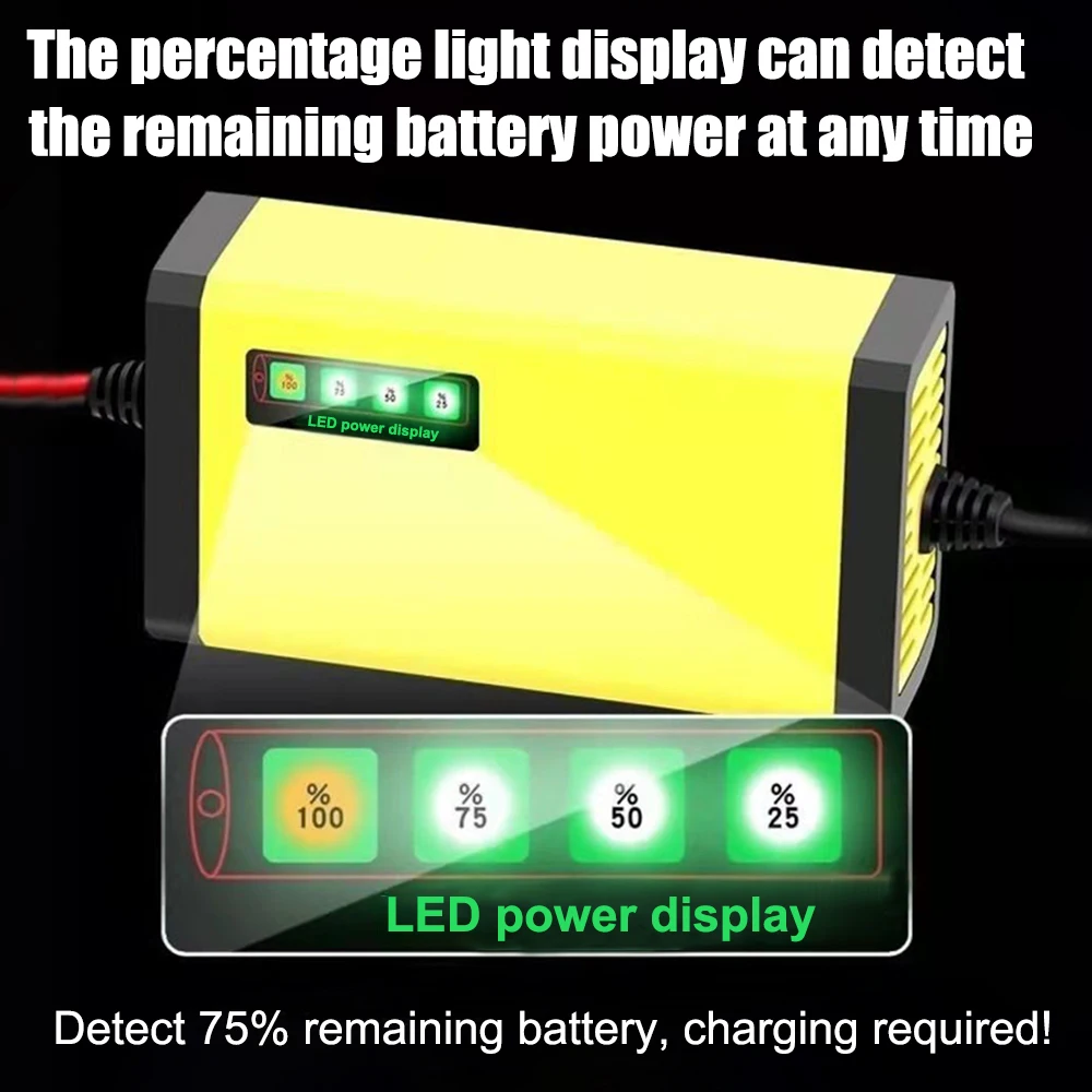 220V Power Puls Repair Charger Moto Truck Battery Charger Car Battery ...