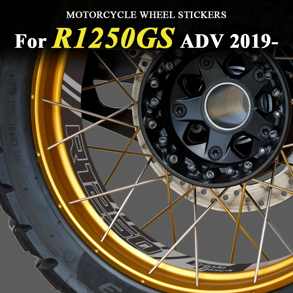 Motorcycle Wheel Stickers for R 1200 GS R1200GS Adventure 2006-2018 ...