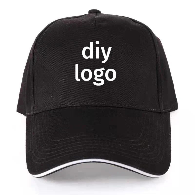 Customizable-Adult-Baseball-Cap-With-Matel-Button-Cafe-Pizzeria-Bakery ...