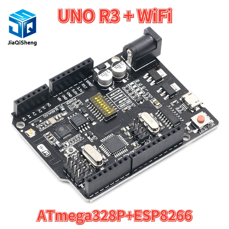 Uno R3 + Wifi Atmega328p+esp8266 (32mb Memory) Usb-ttl Ch340g For Arduino Uno Nodemcu Wemos ...