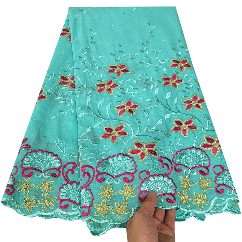 Embroidery Swiss Lace Fabric African Lace Fabric 5Yard Swiss Voile Lace ...