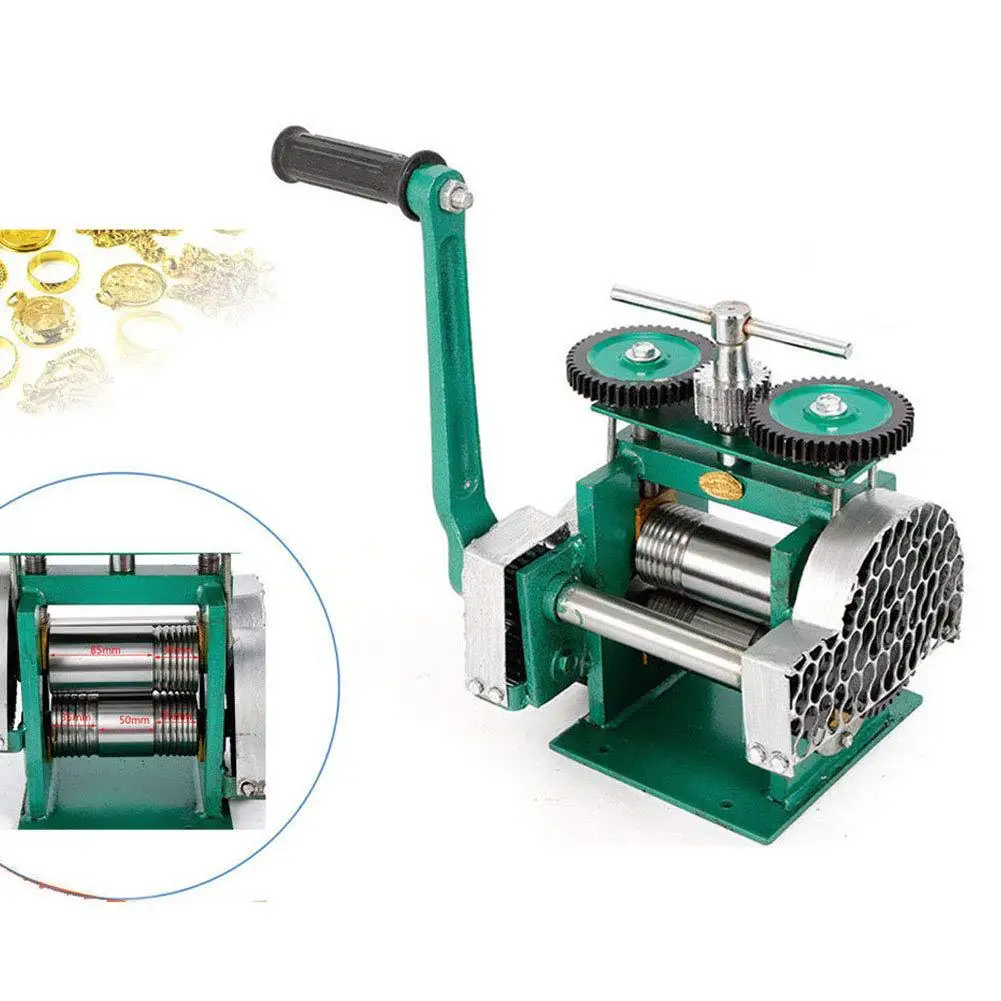 Mini-Hand-Operation-Silver-Gold-Jewelry-Wire-and-Sheet-Rolling-Mill ...
