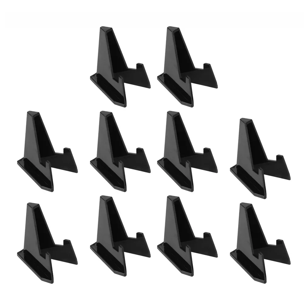 10PCS-Black-Acrylic-Versatile-Triangle-Display-Stand-Commemorative-Coin ...