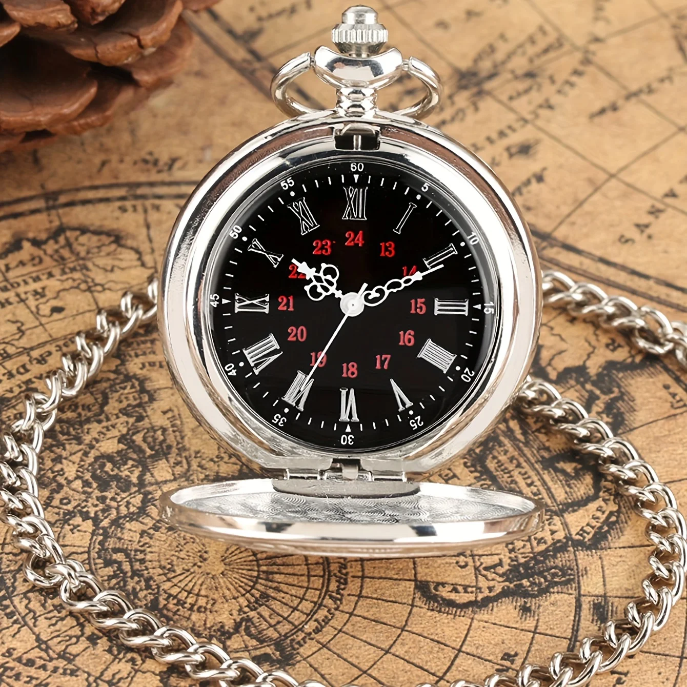Classic Multi Color Double Display Men's Vintage Accessories Quartz ...